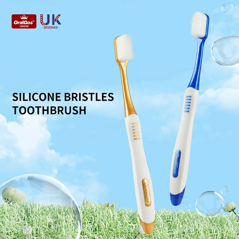 OralGos UltraSoft Silicone Toothbrush for Sensitive Teeth - Oralgos
