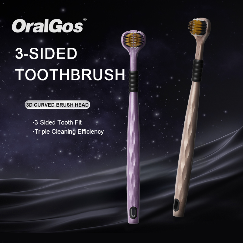 ORALGOS 3-Sided Toothbrush: Experience Scientific Brushing - Oralgos