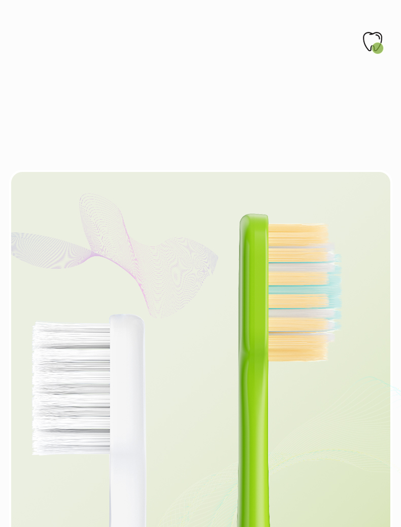 Dr. Baek 20102 Ultra‑Soft Toothbrush Set | 0.12 mm PBT Bristles
