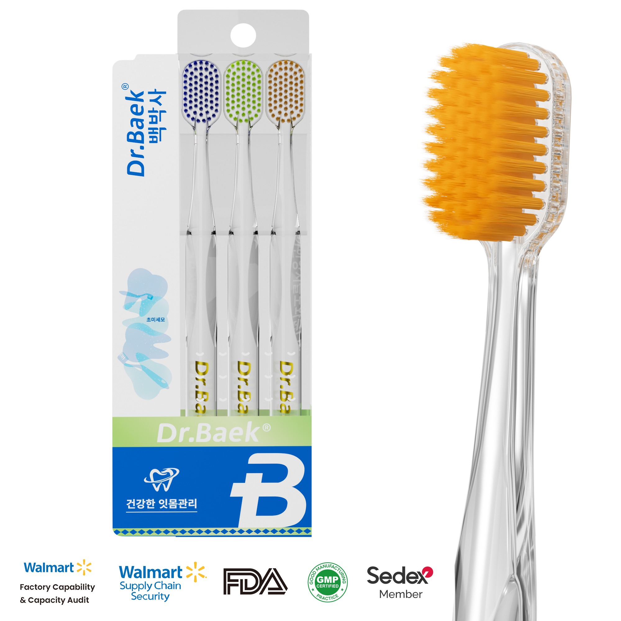 Dr. Baek KR030 Ultra-Soft Toothbrush – For Sensitive Gums