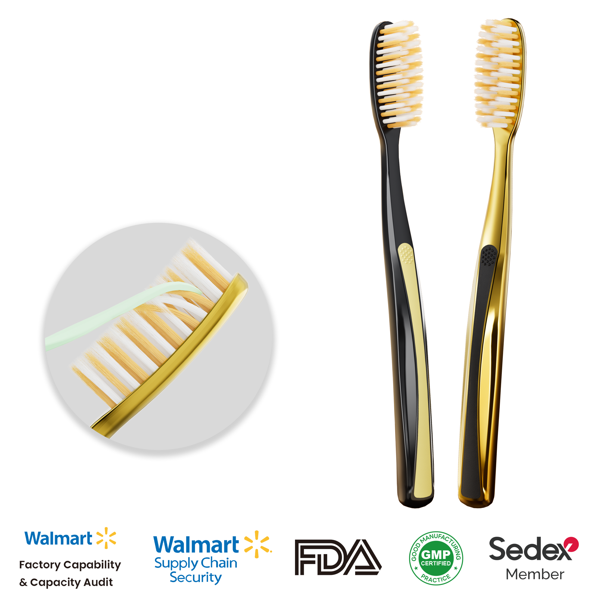 Dr.Beak KR204 Soft Bristle Toothbrush – 2 Pack for Sensitive Teeth