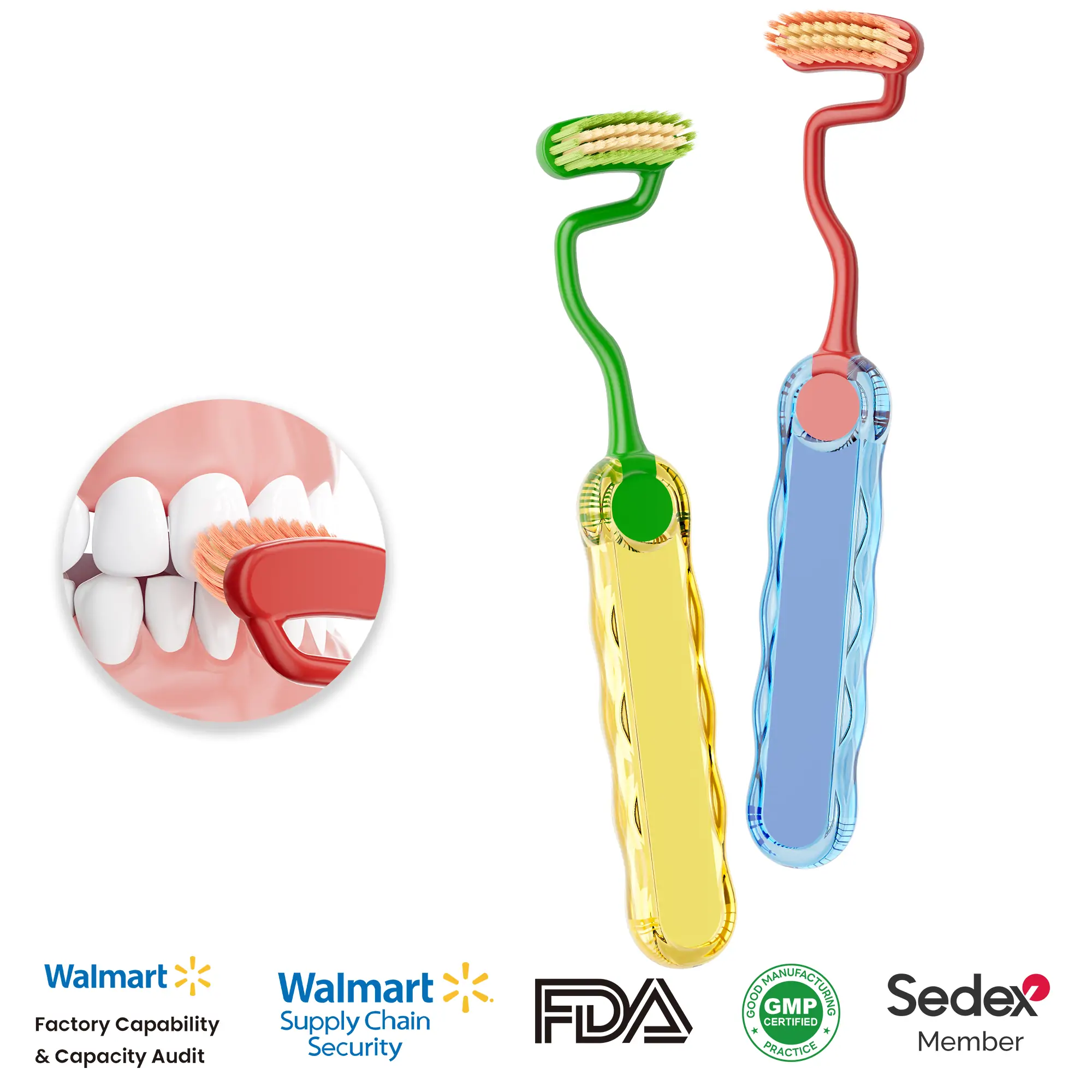 Sweetrip S235 T-Shaped Toothbrush for Kids Aged 3 and Up