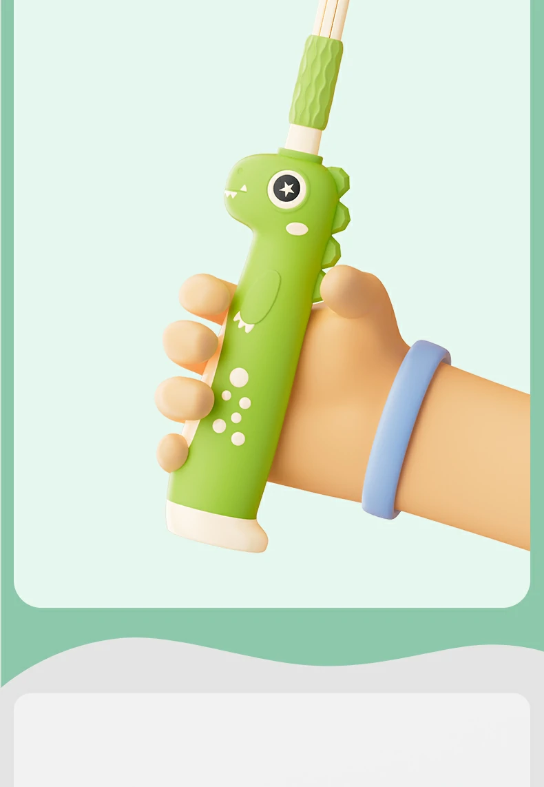 Dinosaur-Shape Toothbrush | Eco & Nontoxic Design for Kids