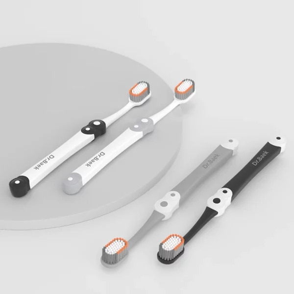 Double Extra Soft Toothbrush – Rounded, Gentle & Customizable