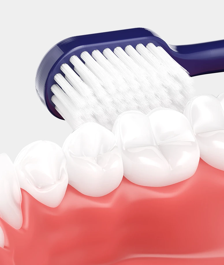 High-Density Soft Rounded Toothbrush | Gentle Cleaning