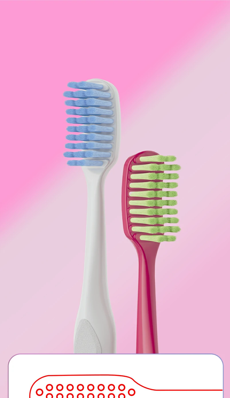 Ultra-Soft PBT Toothbrush | Colorful Design & Safe Materials