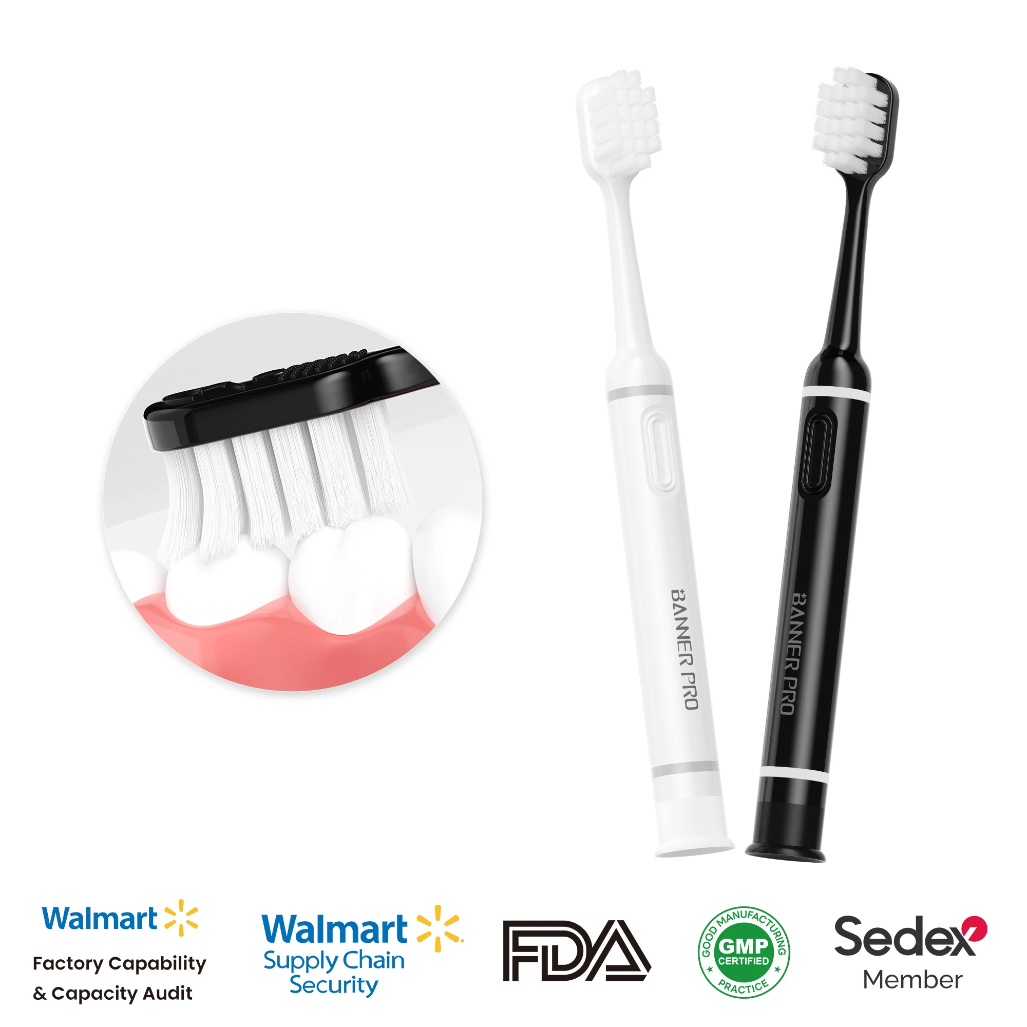 Ultra-soft Filament Toothbrush | Custom Logo & Gentle Design