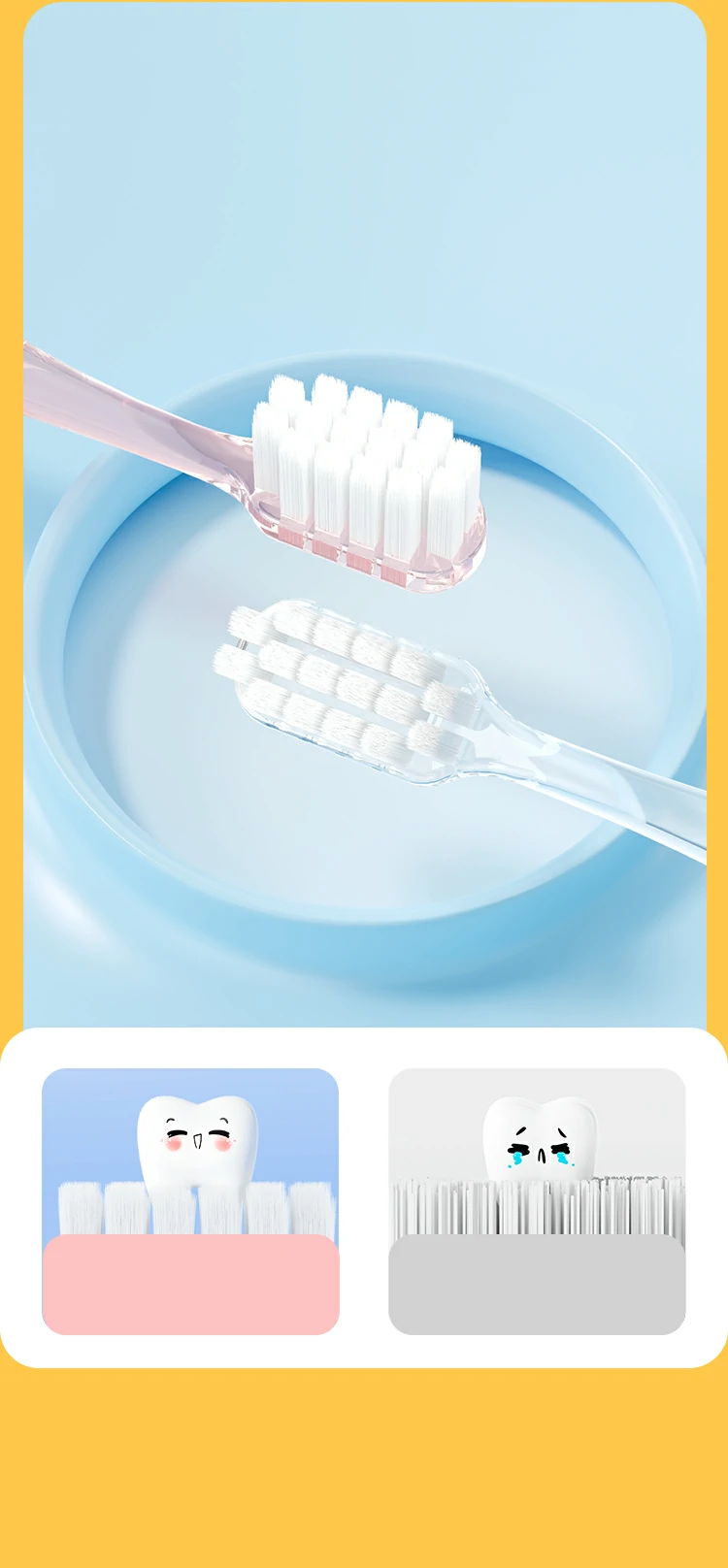 ECO Plastic Toothbrush | Screen-Printed Custom Design