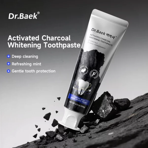 Whitening Toothpaste for Sensitive Teeth | Activated Charcoal