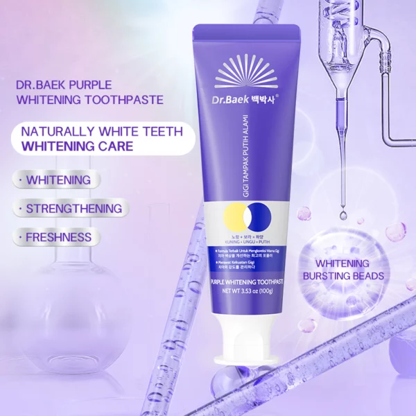 Whitening Toothpaste – Enamel Strengthening & Fresh Fruit‑Mint