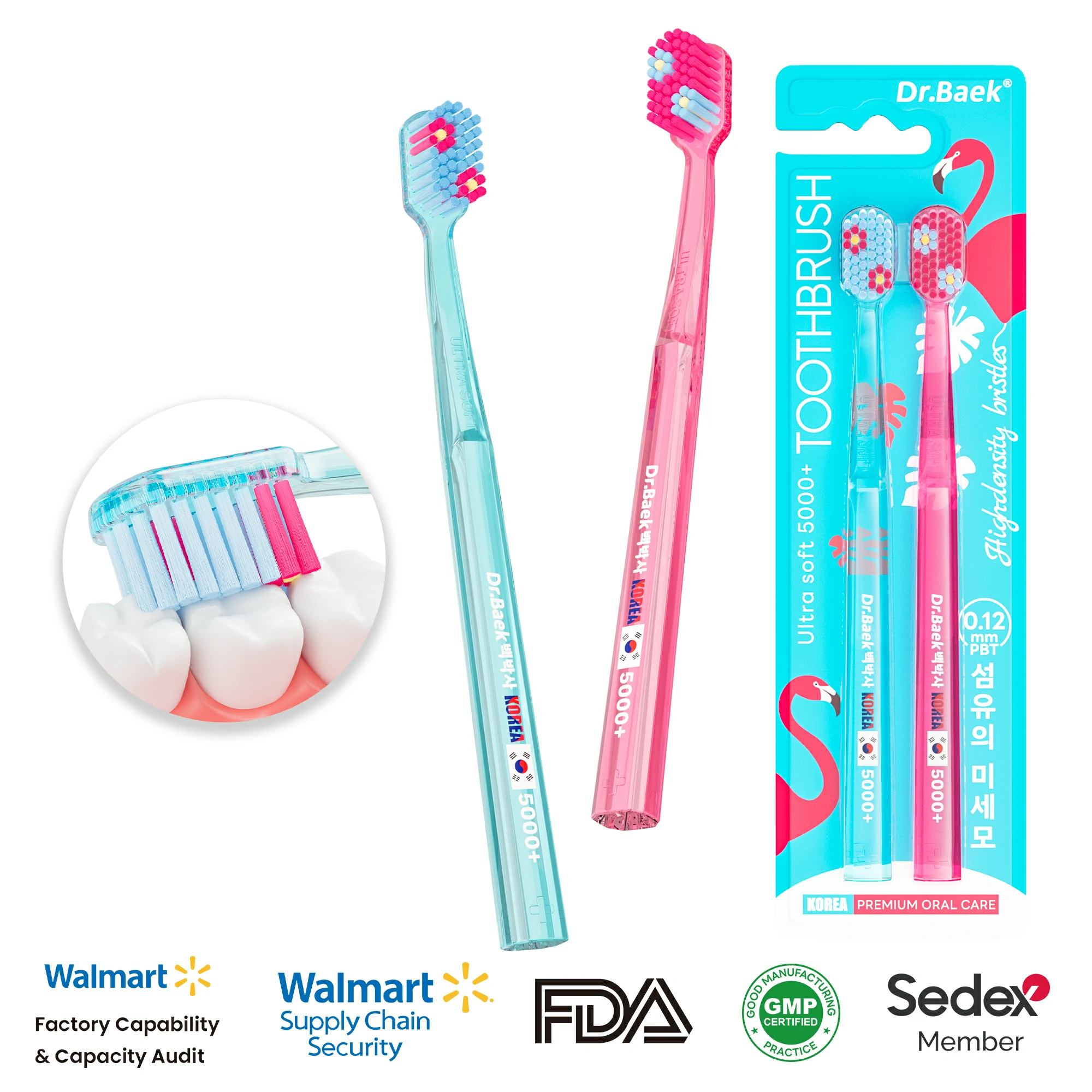 Ultra Soft Toothbrush – High‑Density Bristles & Gentle Cleaning