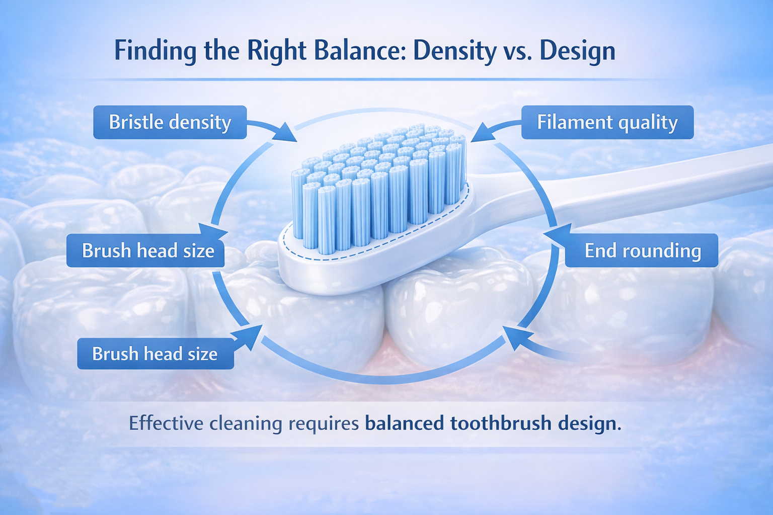 Toothbrush Bristle Density and Gum Comfort